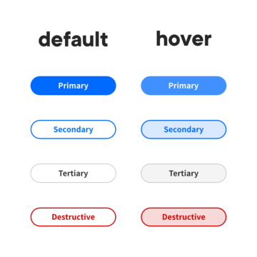 hover状態のデザイン、Primaryボタンを明るくなるように設計した理由 | Blog | Yuya Kinoshita